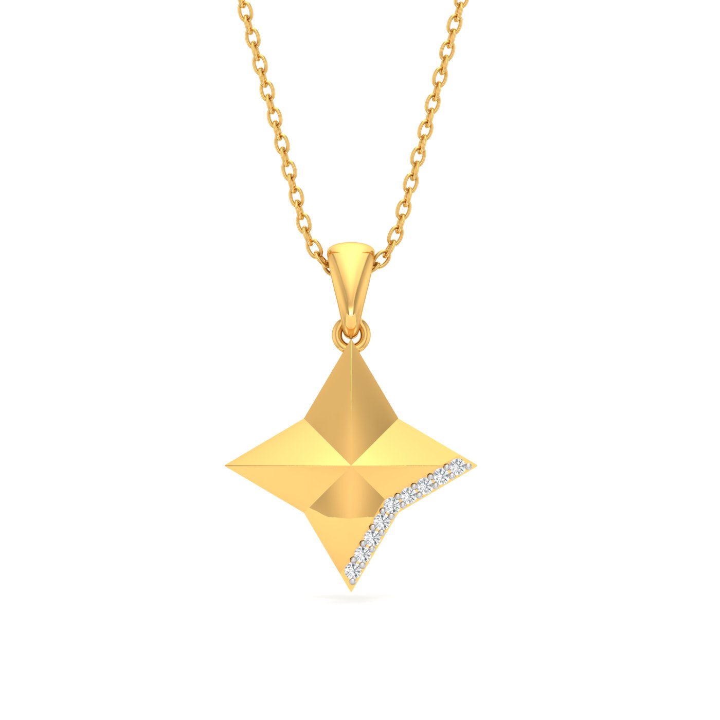 Buy Estrella Diamond Pendant Online In India | Perrian