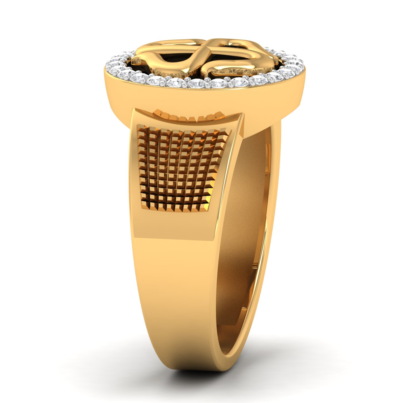 Buy Swastik Men's Diamond Ring Online In India